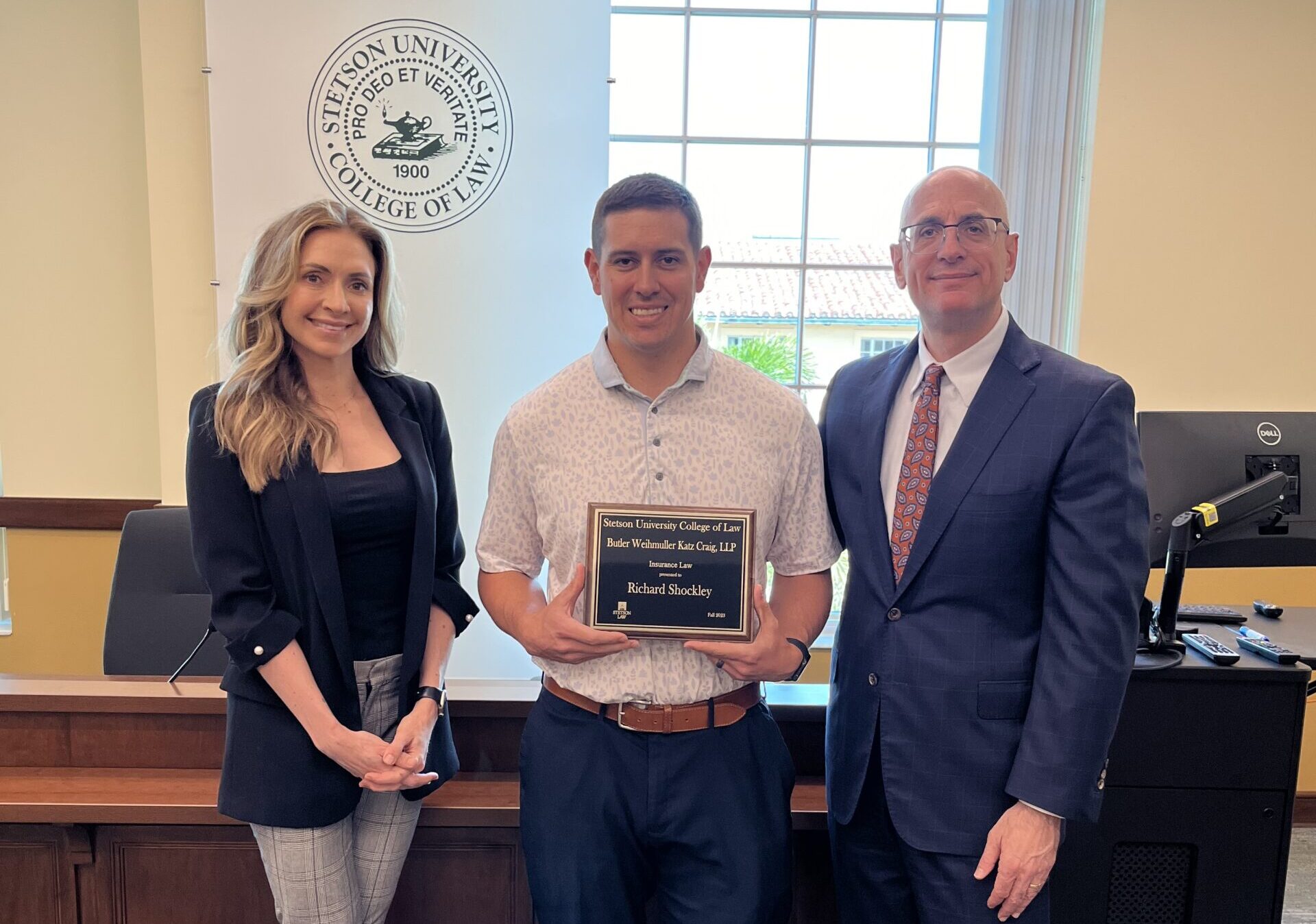 Butler Presents the Stetson Insurance Law Book Award for 2024 - Butler ...